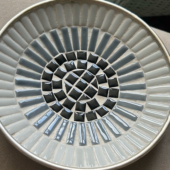 Vintage | Accents | Vintage Mcm Mosaic Tile Dish Plate Mid Century Modern | Poshmark